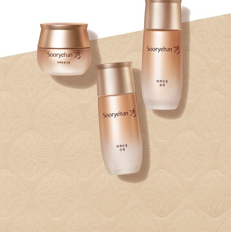 Sooryehan Bichaek Ginseng 2P Special Set (Toner 150mL + Emulsion 130mL ...