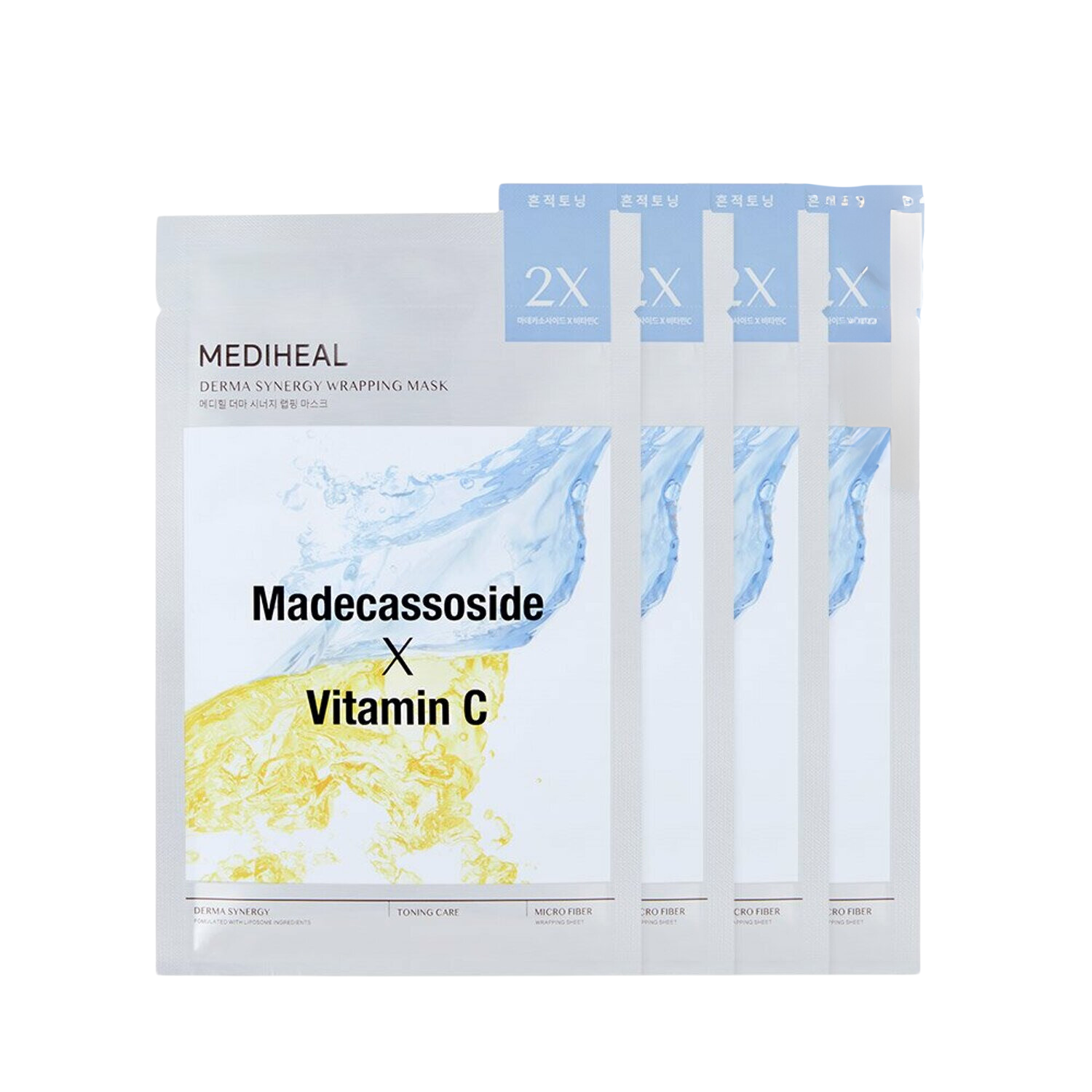 MEDIHEAL Derma Synergy Wrapping Mask Sheet for Toning Care 4P – Keautiful