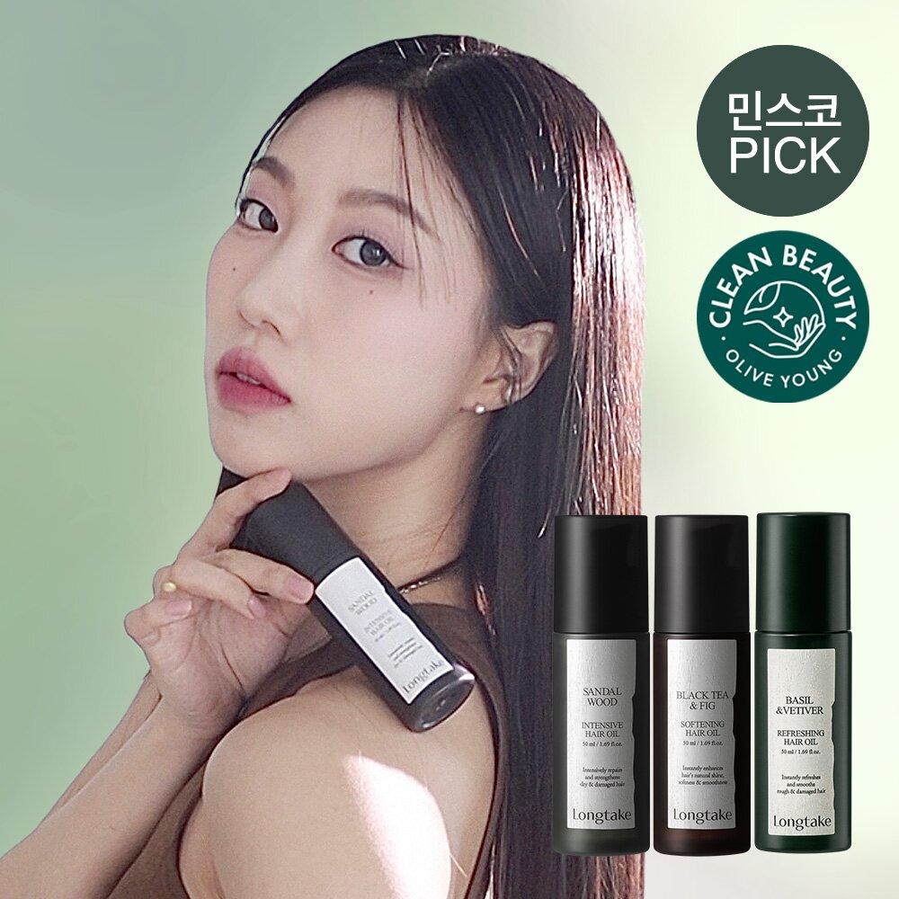 Longtake Hair Oil 50mL 3 Options To Choose [Sandalwood / Black Tea / B – Keautiful