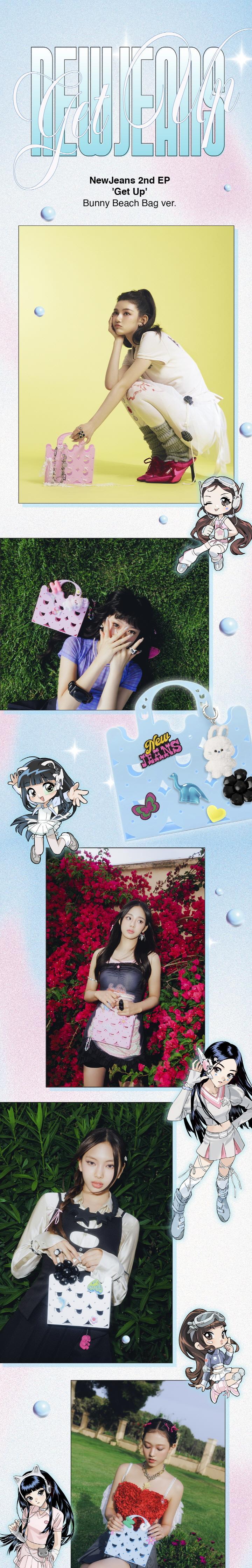 NEWJEANS - 2ND EP 'GET UP' [BUNNY BEACH BAG VER.] – Keautiful