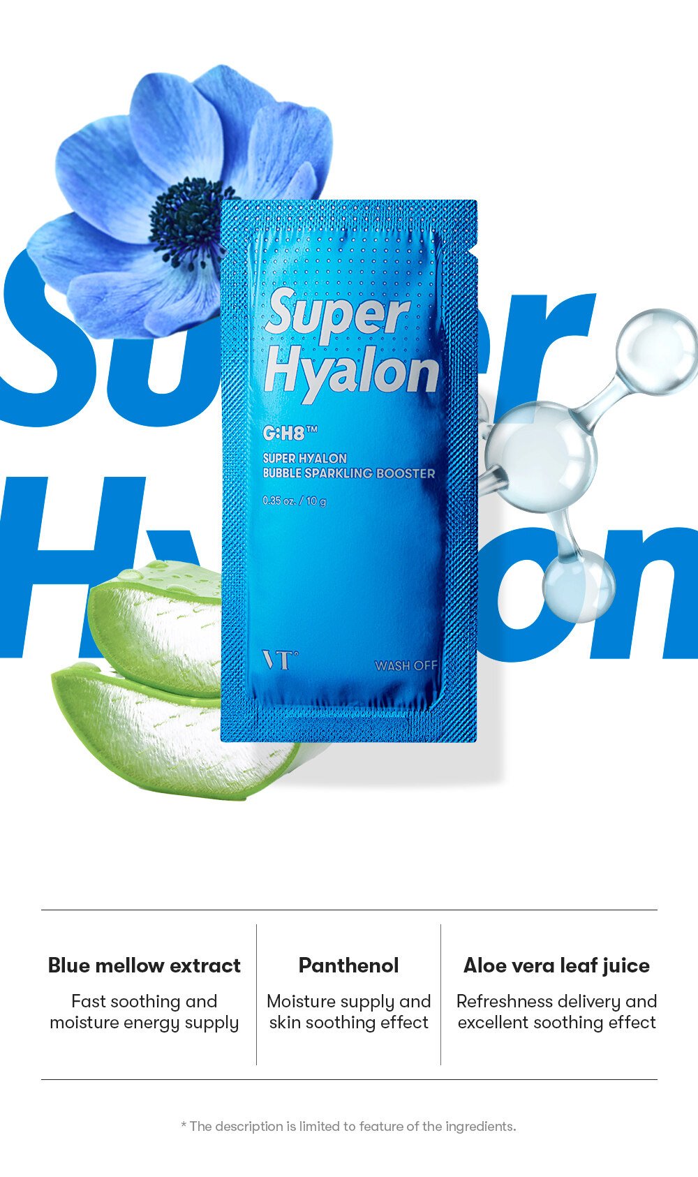 VT Super Hyalon Bubble Sparkling Booster 10 Count – Keautiful